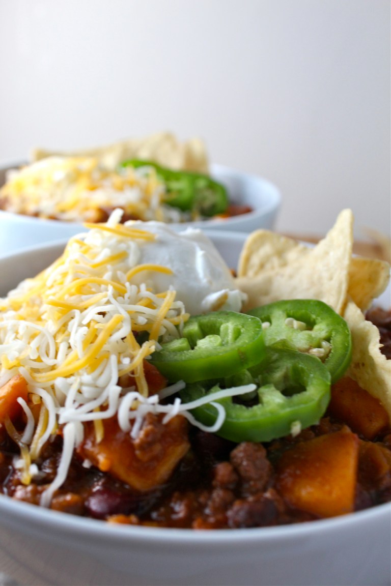 Beef & Sweet Potato Chili | The Millennial Cook